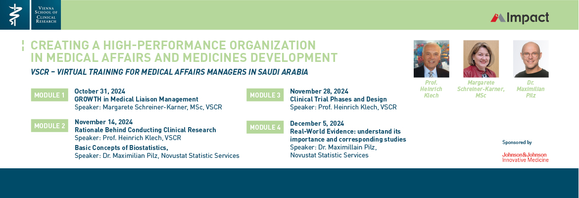 Vienna School of Clinical Research, Public Health and Medical Education ...